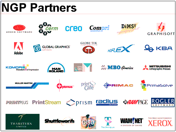 NGPはCIP4/JDFやPDFで異機種接続する非参加ベンダーにも広く門戸を開放